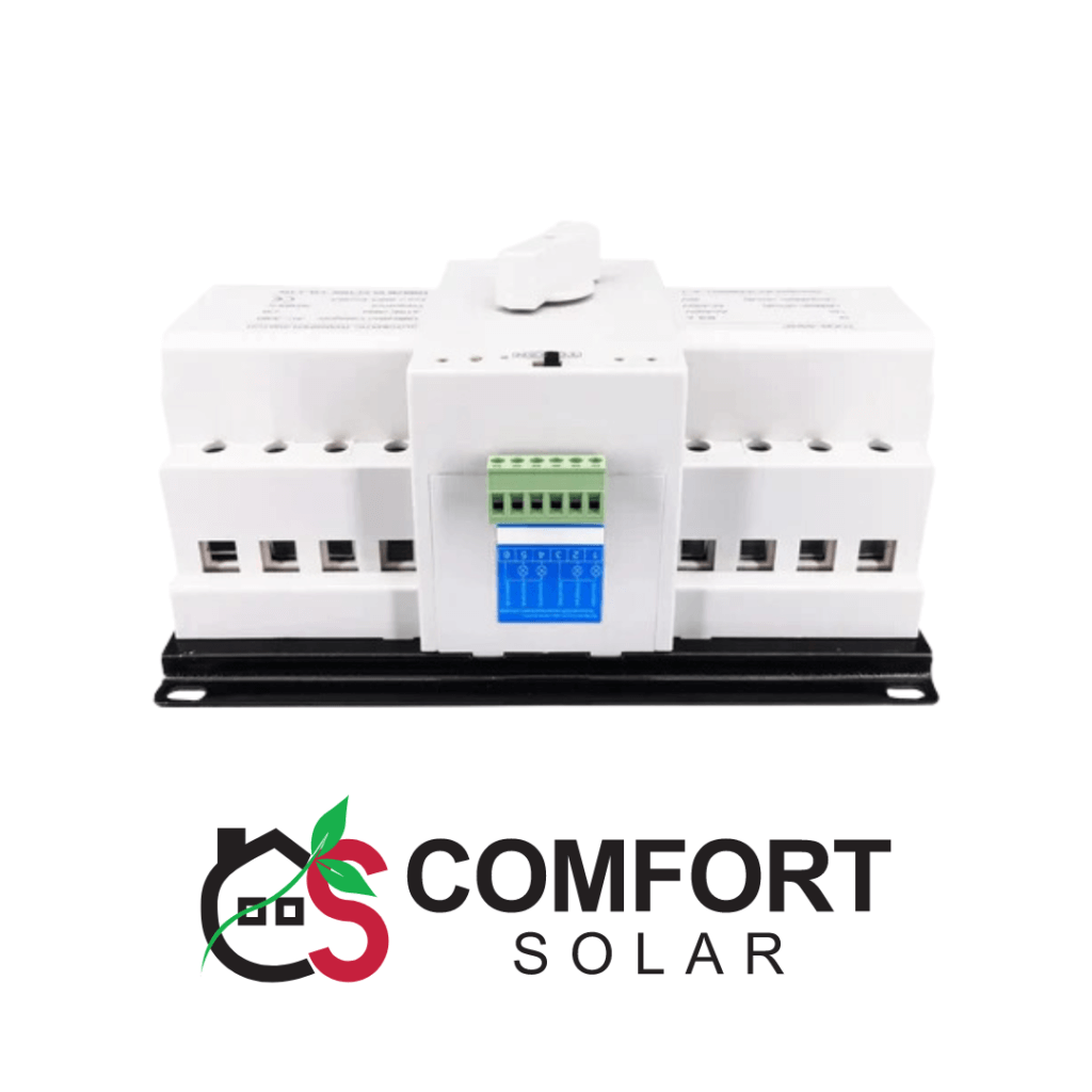 TOMZN 4P 3 Phase 63A MCB Type Dual Power (ATS) - Comfort Solar