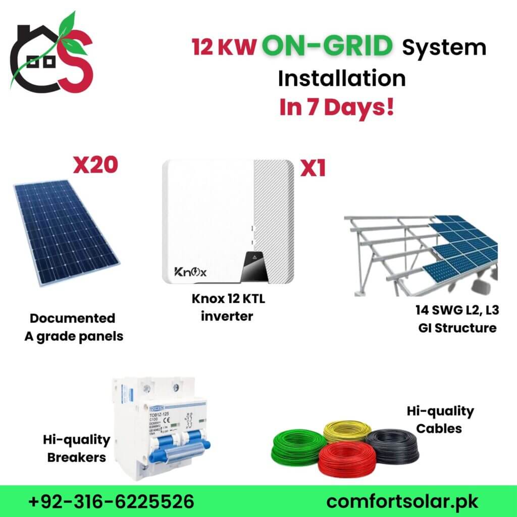 12kw On-Grid System - Comfort Solar